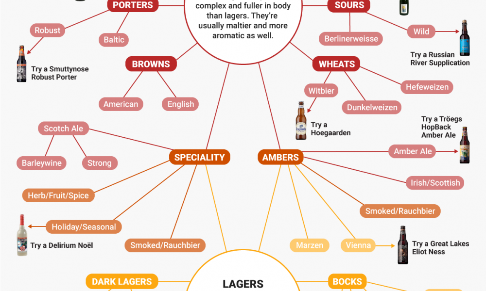 Everything you need to know about beer, in one chart - TechKee