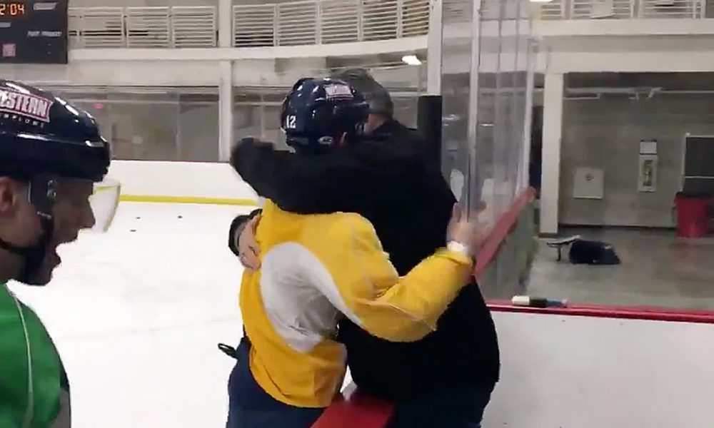 Heartwarming video shows hockey player telling his dad he made the US ...
