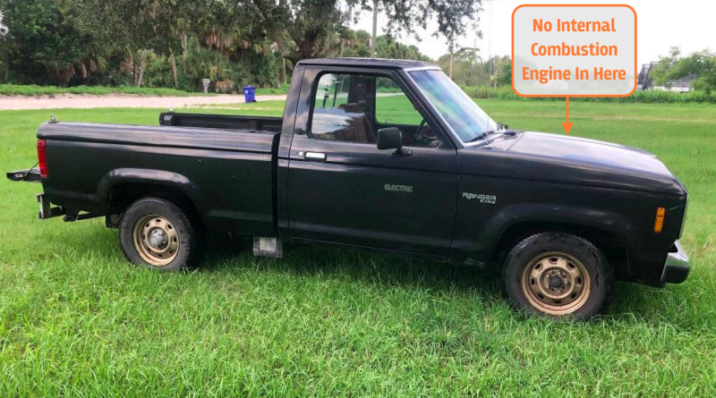 This Manual Transmission Electric Ford Ranger Has A 30 Mile Range And ...