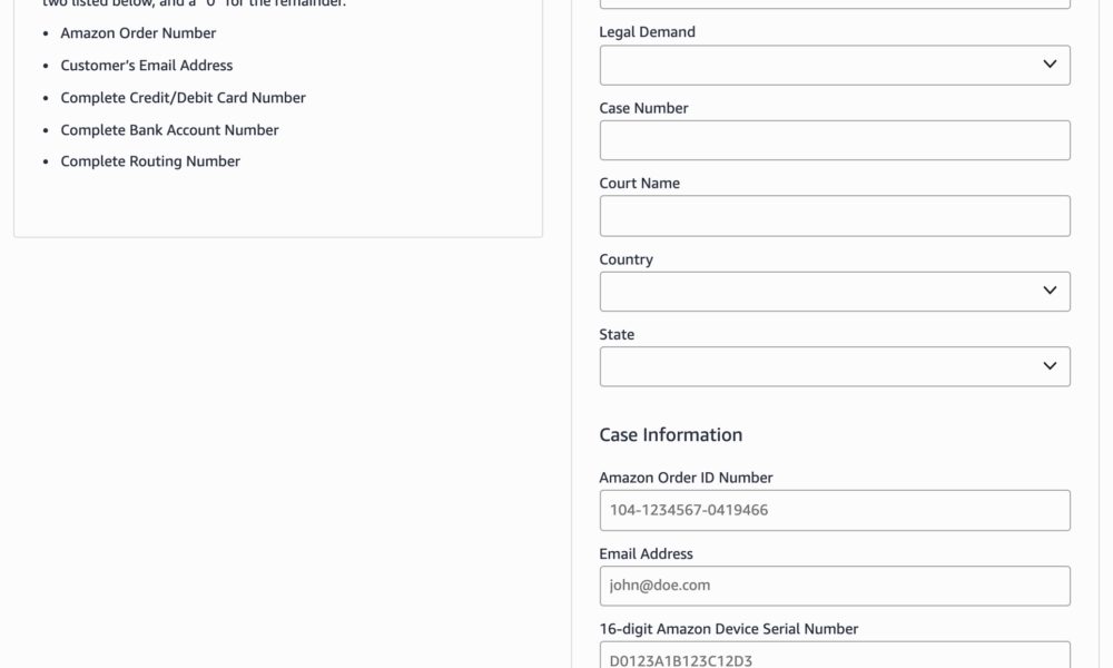This is how police request customer data from Amazon - TechKee